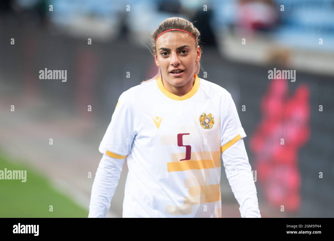 Oslo, Norway. 16th Sep, 2021. Ani Karapetyan (5) of Armenia seen during ...