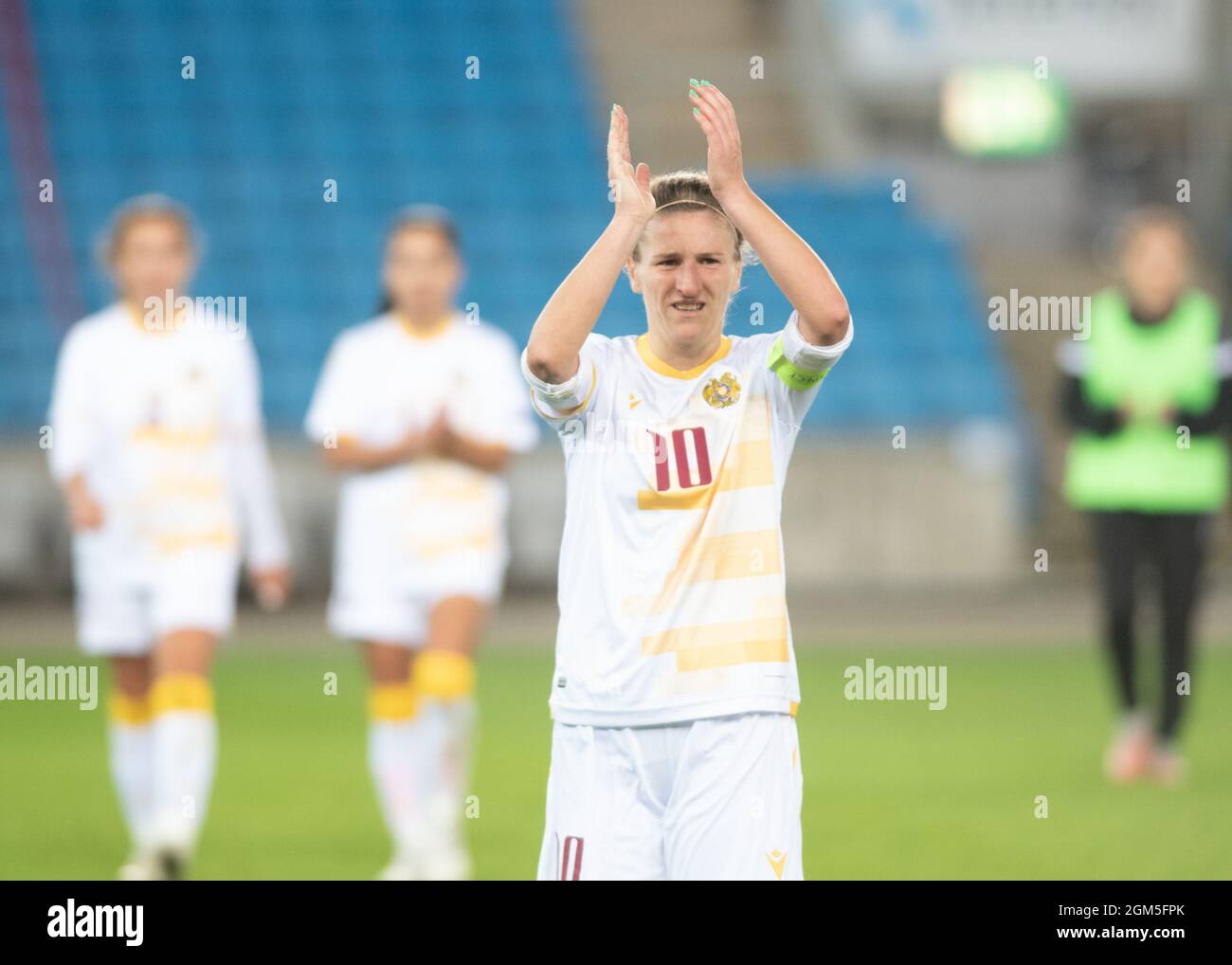 Oslo, Norway. 16th Sep, 2021. Olga Osipyan (10) of Armenia seen during ...