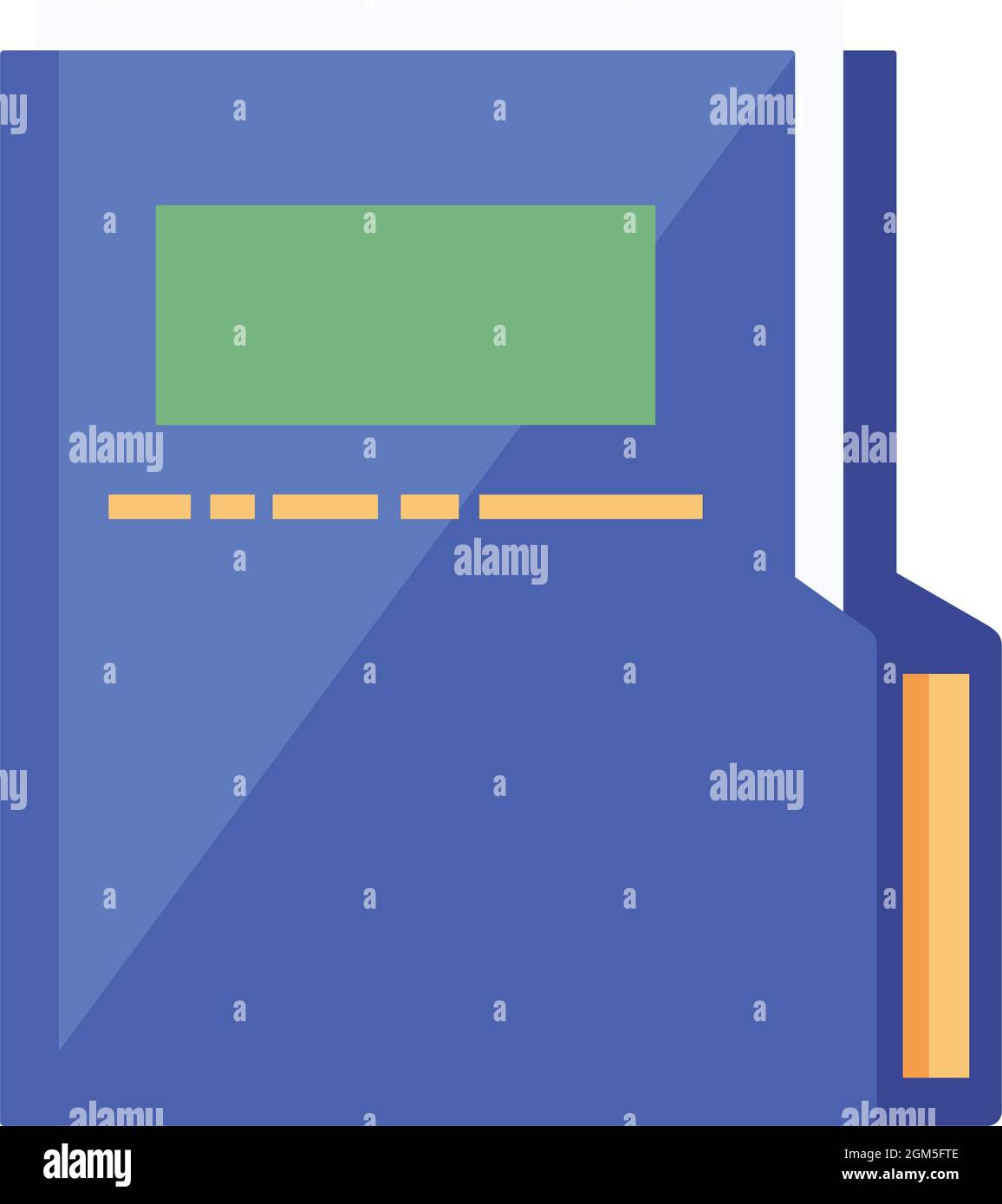 blue file icon on white background Stock Vector Image & Art - Alamy