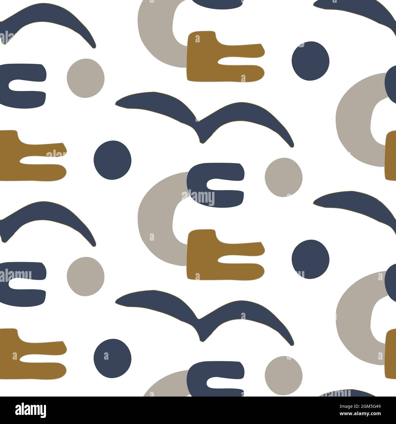 Masculine geometric seamless pattern. Classic retro geo shape for ...