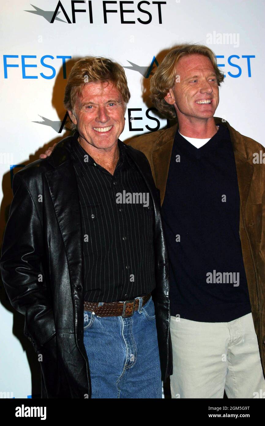 Robert Redford, James Redford (Son) 11/08/03 "Spin" Premiere at ...