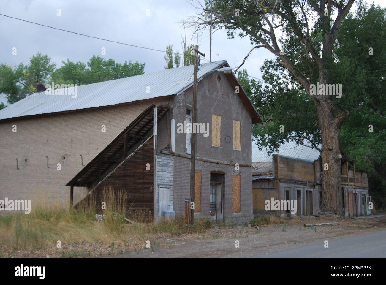 Ghost town remains in Paradise Valley, Nevada Stock Photo - Alamy