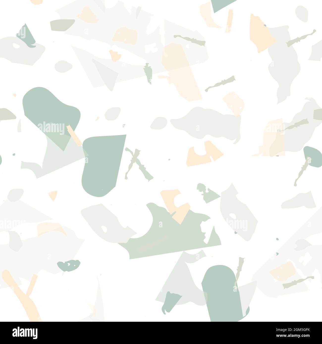 Terrazzo seamless pattern. Earthy minimalistic floor tile for interior ...