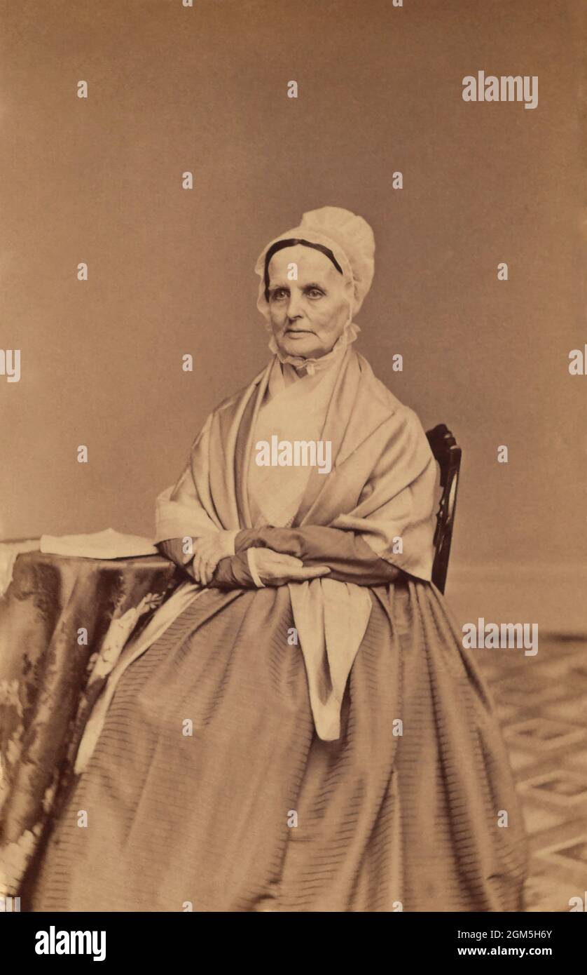 Lucretia Coffin Mott (1793-1880), American Abolitionist and Women's ...