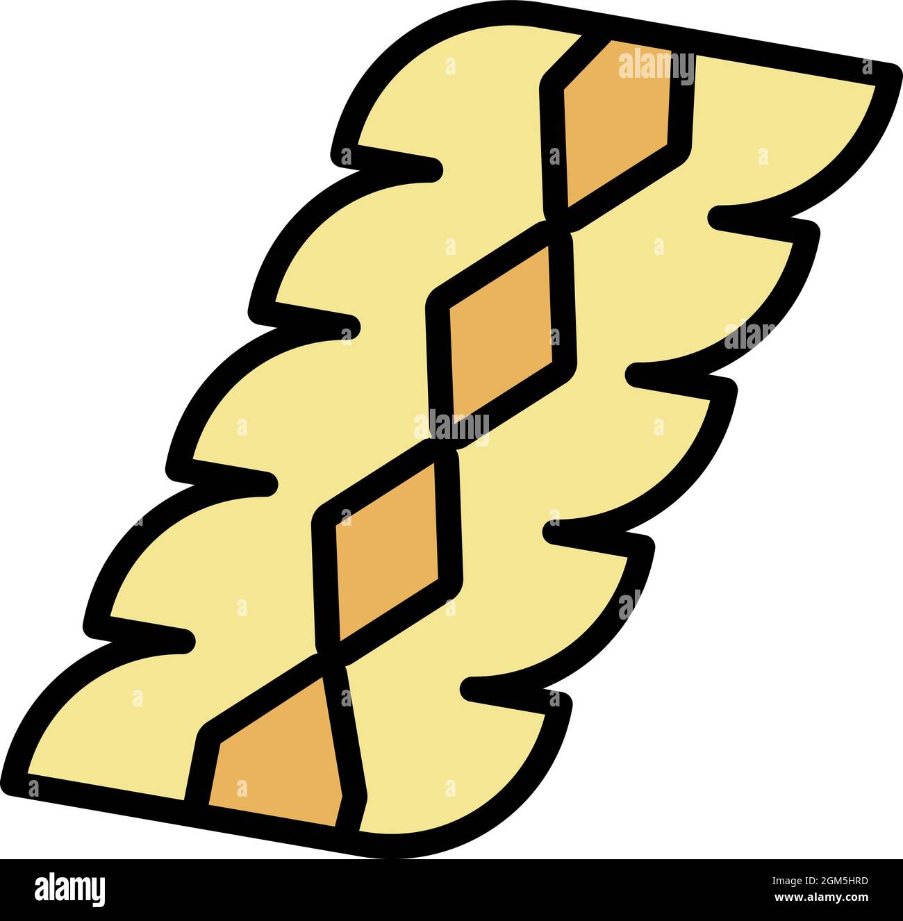 Jewish clothes icon. Outline jewish clothes vector icon color flat ...