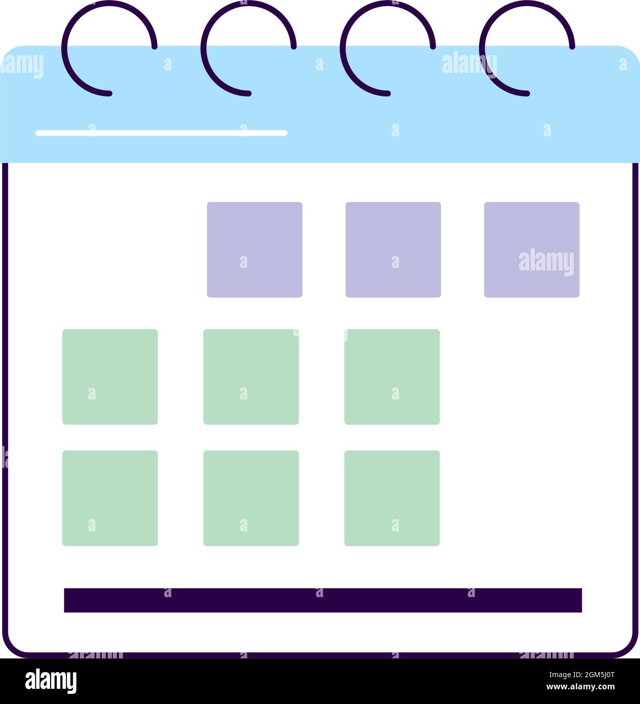 month calendar on white background Stock Vector Image & Art - Alamy