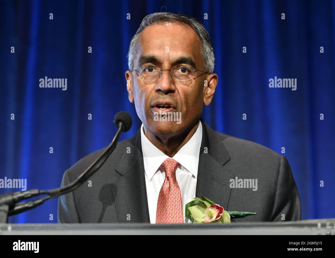 New York, USA. 15th Sep, 2021. Heidrick & Struggles CEO Krishnan ...