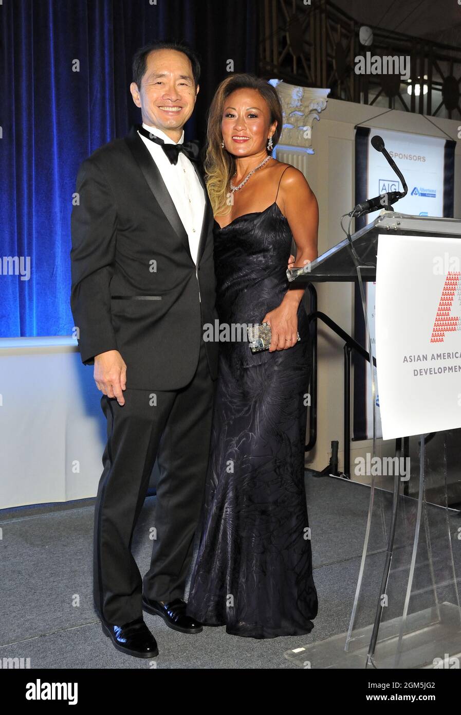 New York, USA. 15th Sep, 2021. L-R: Ti-Hua Chang and Elaine Huie attend ...