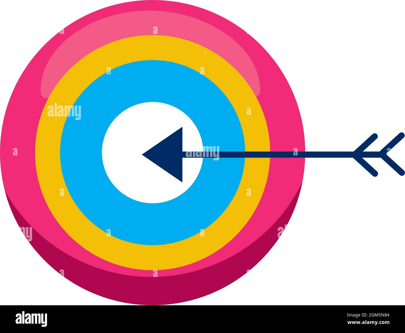 Solution and success target icon Stock Vector Image & Art - Alamy