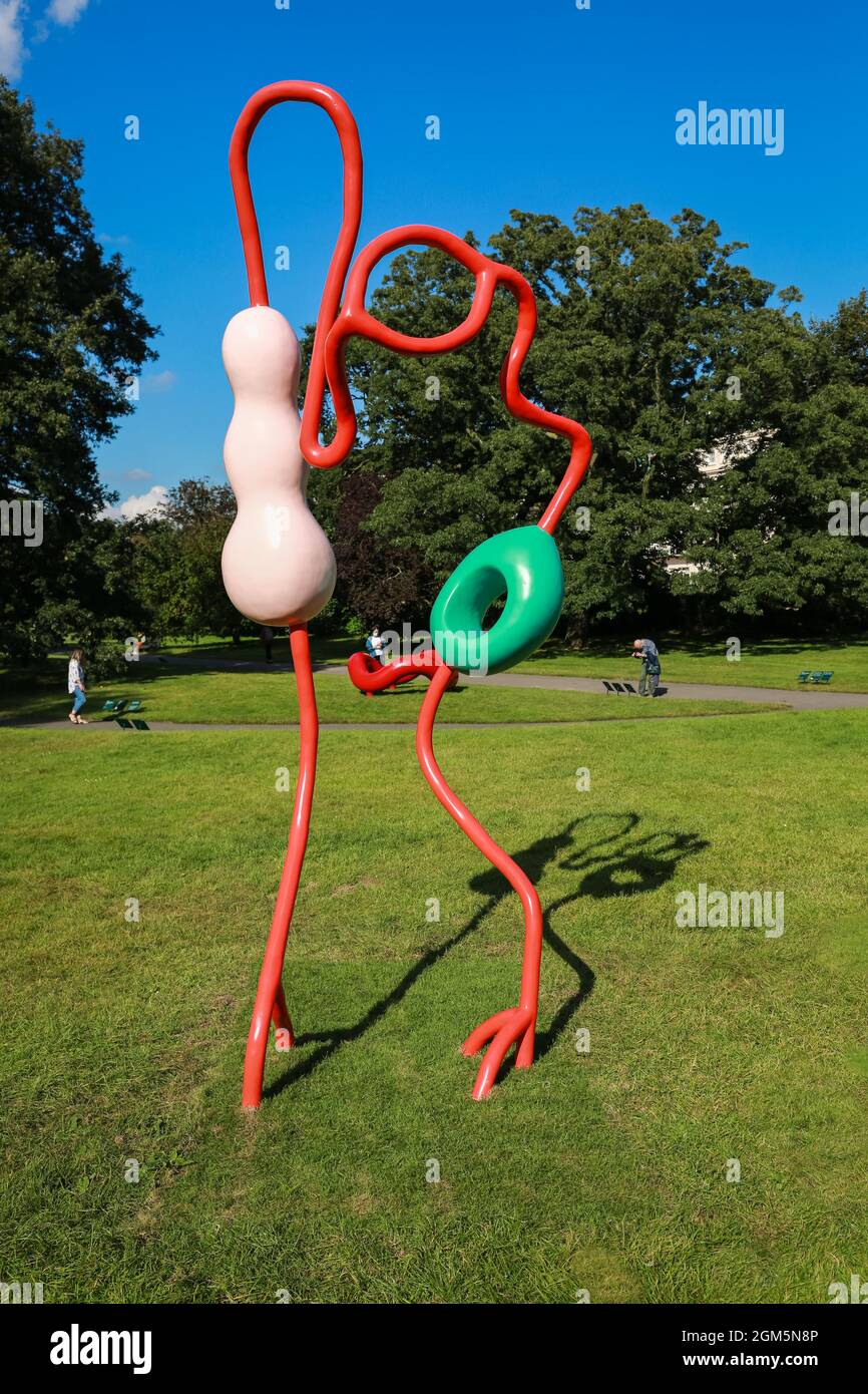 London, UK. 16 September 2021. Frieze Sculpture 2021 exhibition at ...