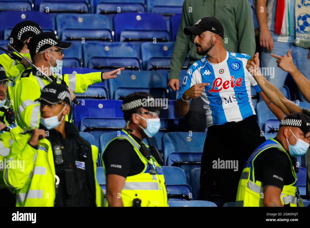 Crowd trouble with the leicester fans hi-res stock photography and ...