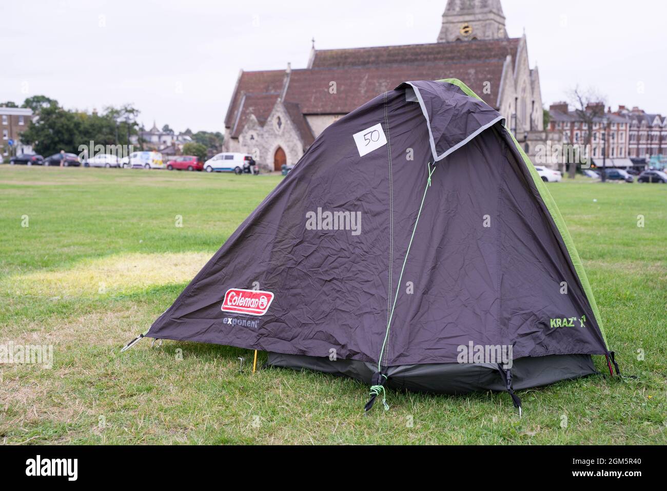 Blackheath common has turned into camping site with colourful tents of ...