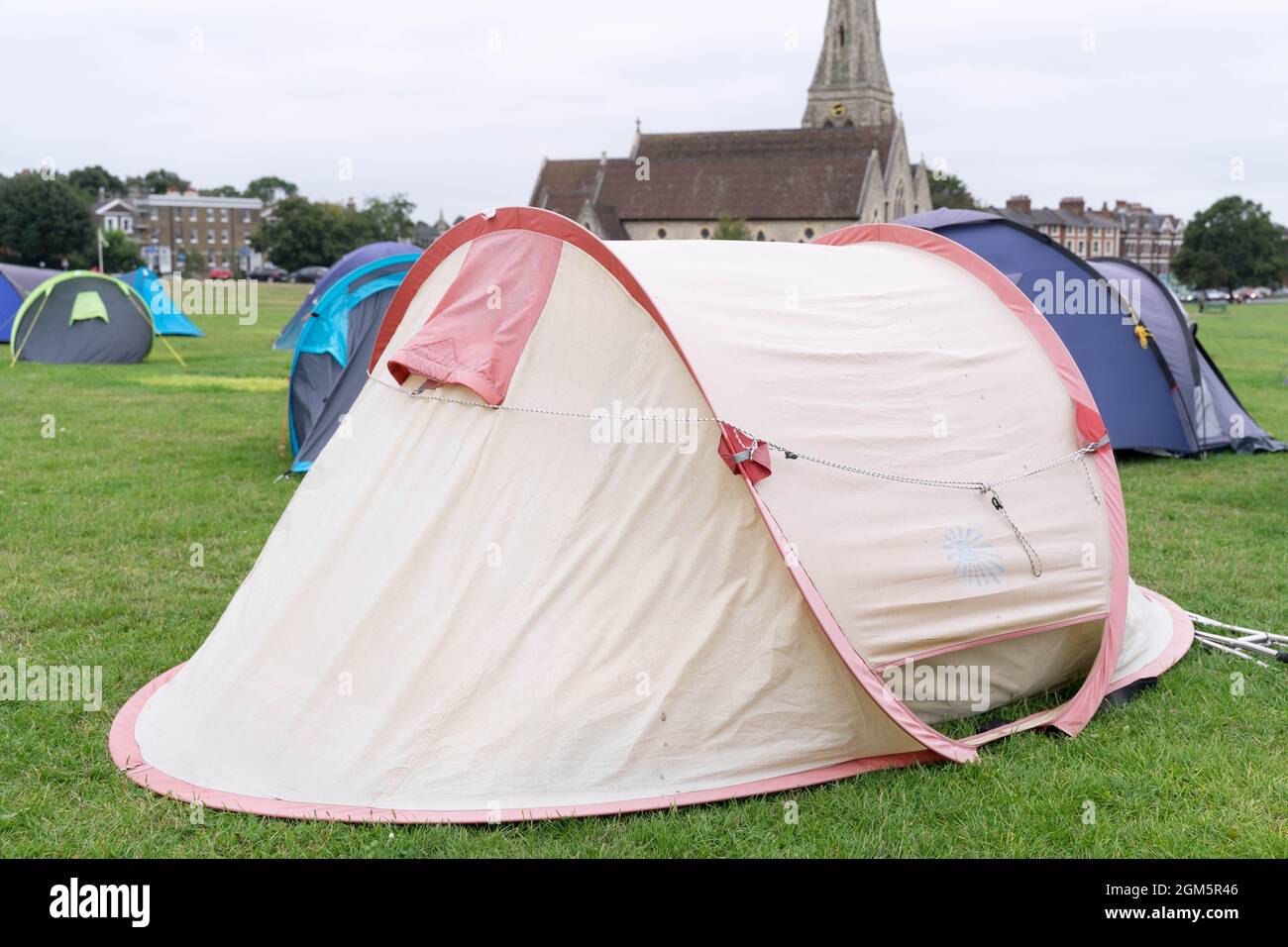 Blackheath common has turned into camping site with colourful tents of ...