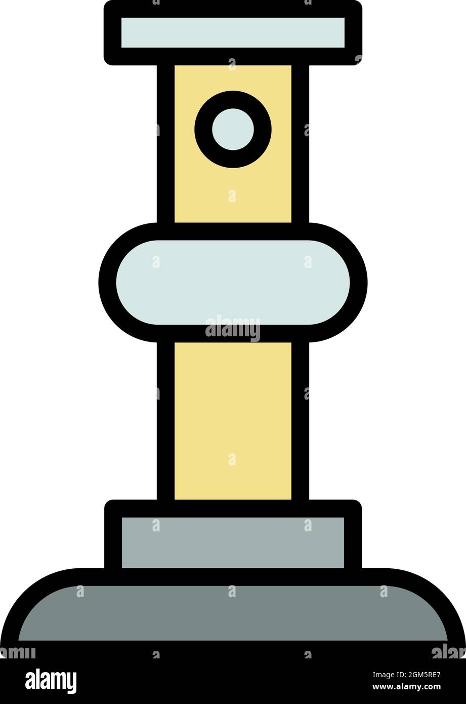 Scaffold support bar icon. Outline illustration of scaffold support bar ...