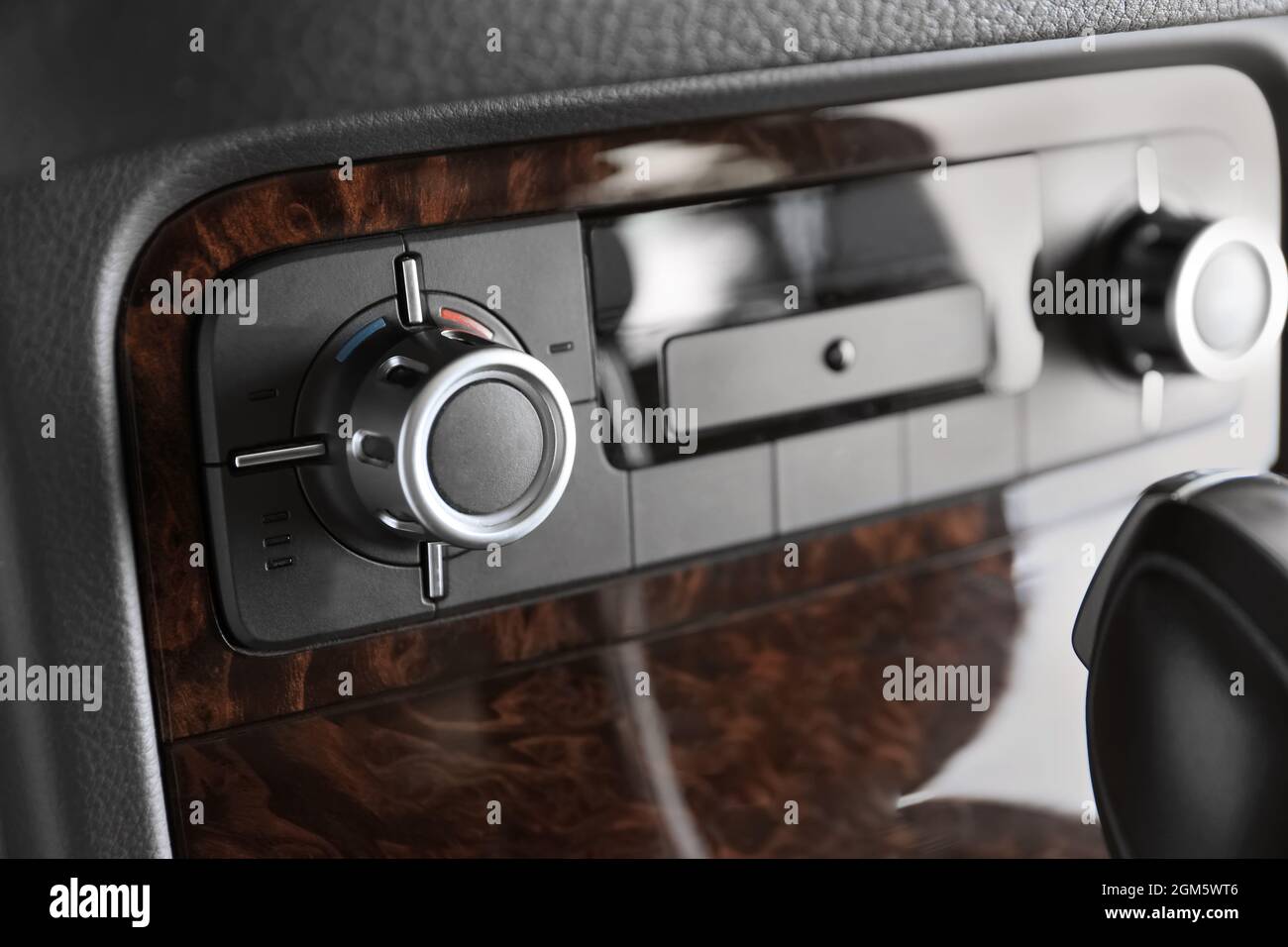 Air conditioning control panel in car, closeup Stock Photo - Alamy