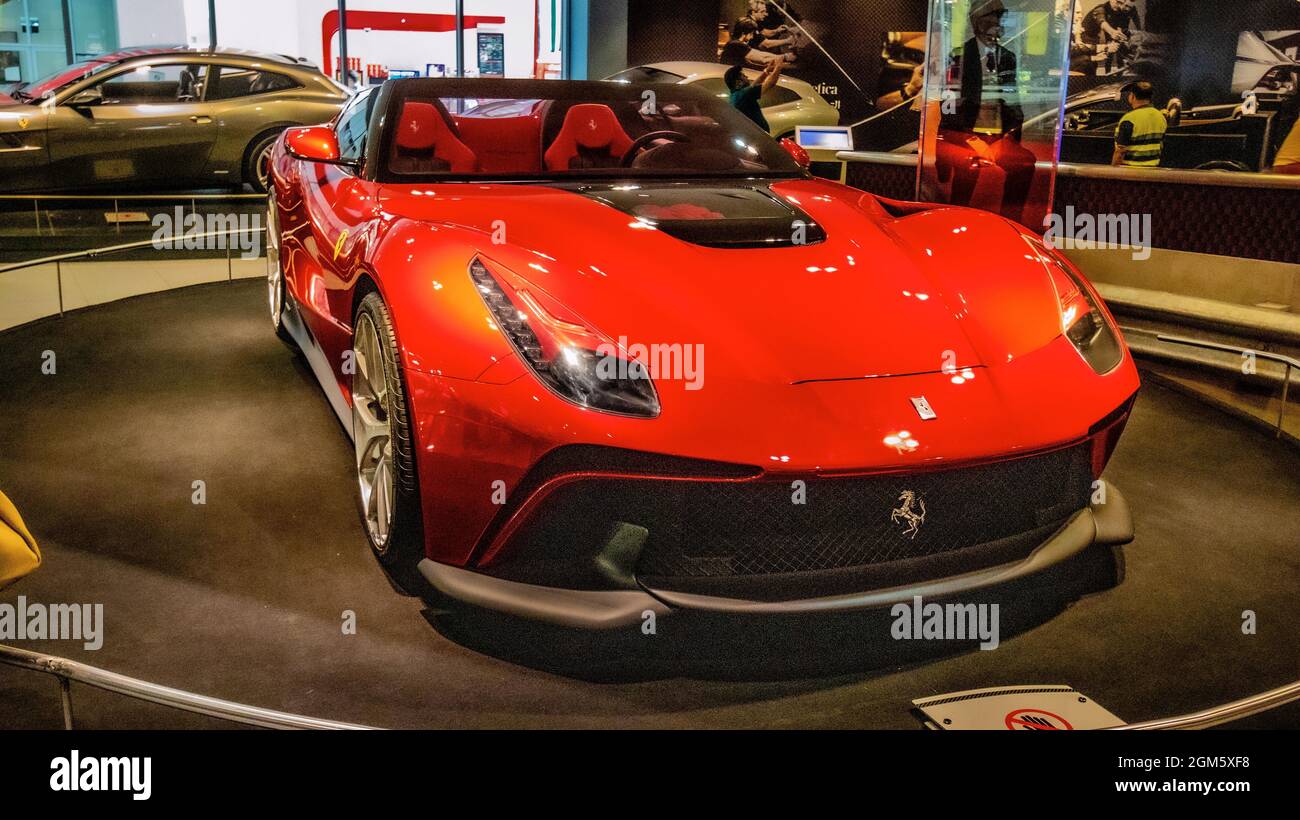 Ferrari theme park at Abu Dhabi city Stock Photo - Alamy