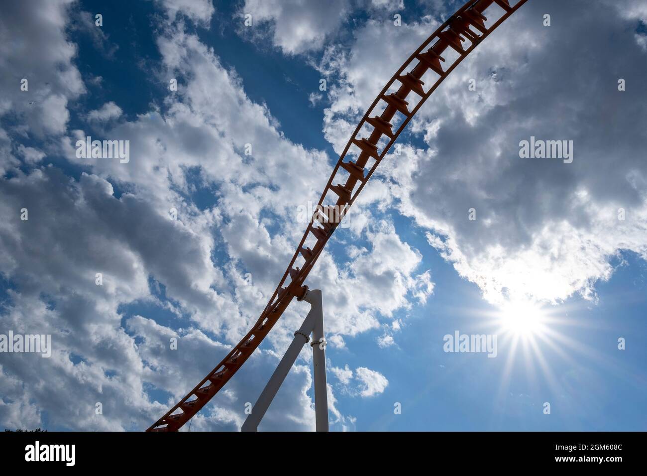 Thunderbolt Roller Coaster at Luna Park,Coney Island, Brooklyn, New ...