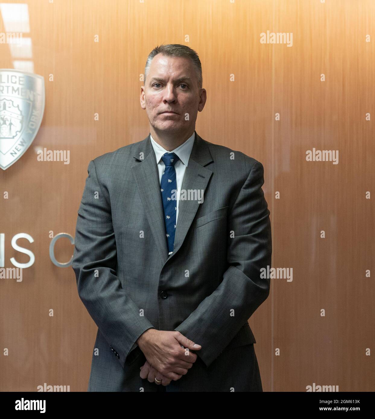 New York, NY - September 16, 2021: Police commissioner Dermot Shea ...