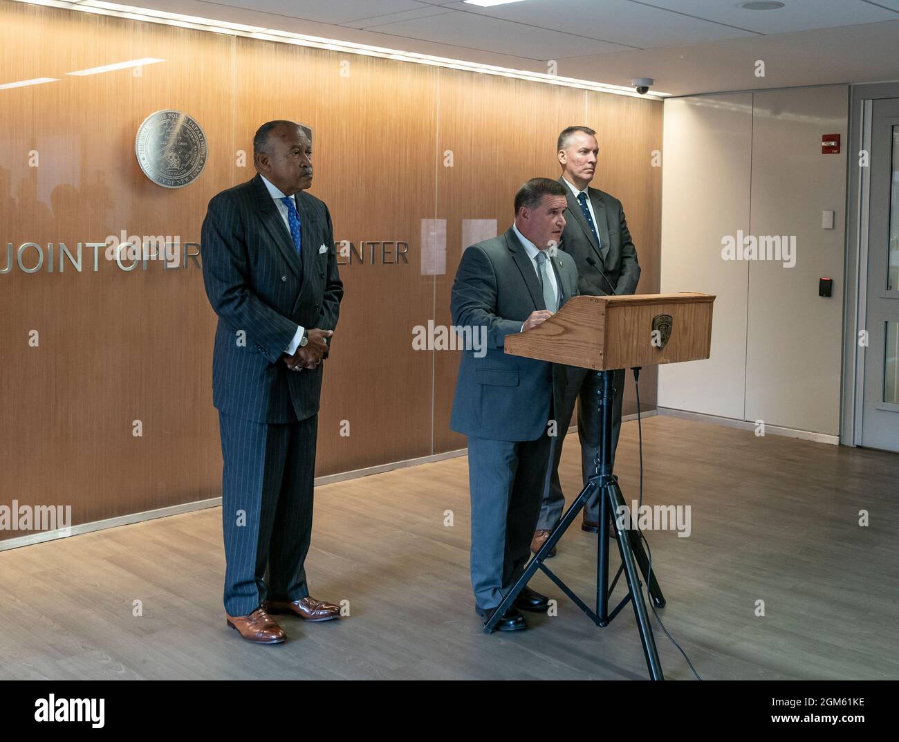 New York, USA. 16th Sep, 2021. NYPD Chief of Detectives James Essig ...