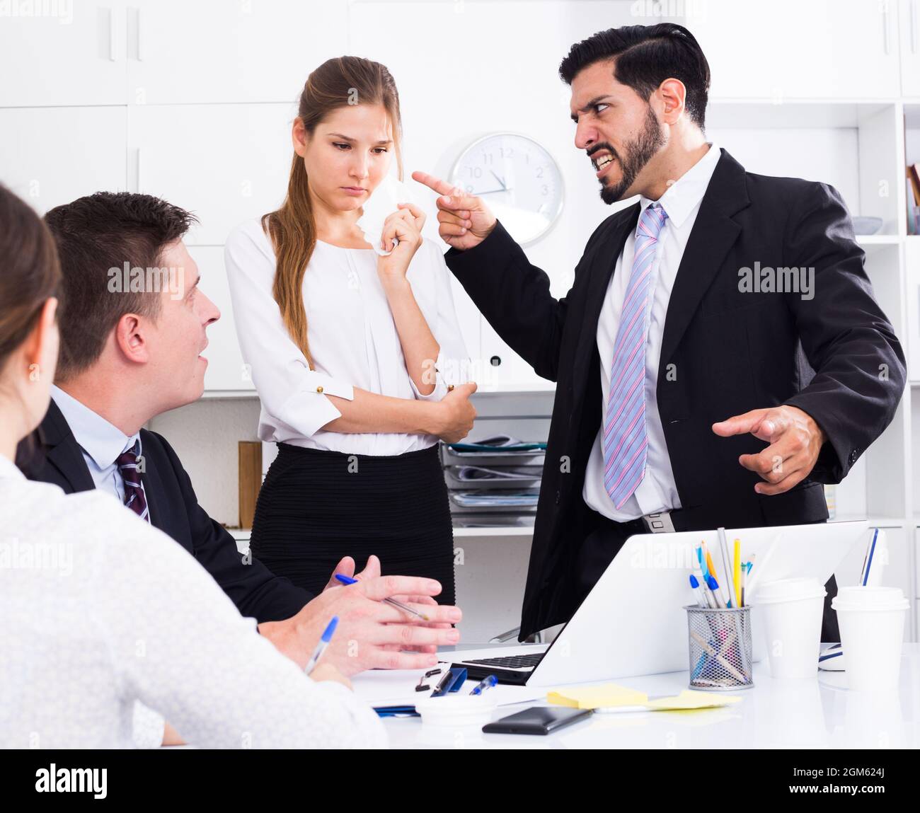 Scolding subordinates hi-res stock photography and images - Alamy