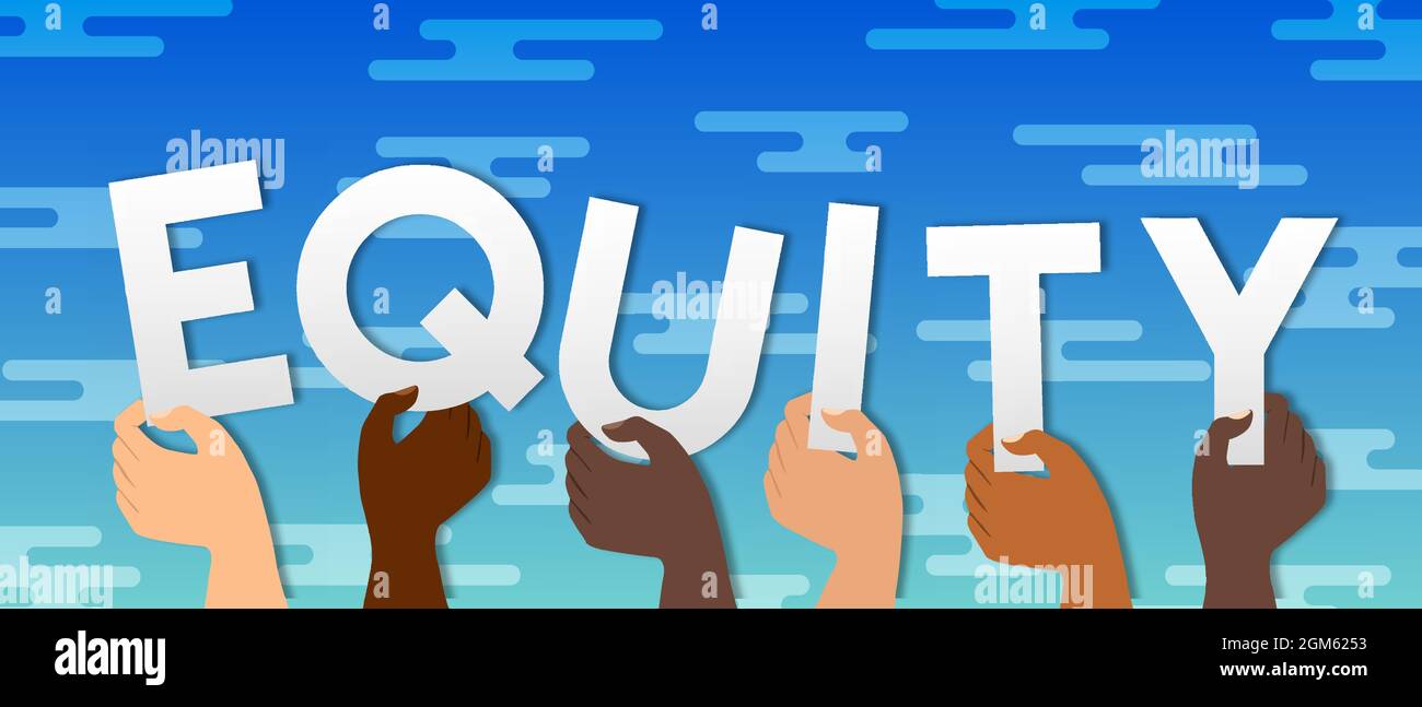 Equity equality illustration hi-res stock photography and images - Alamy