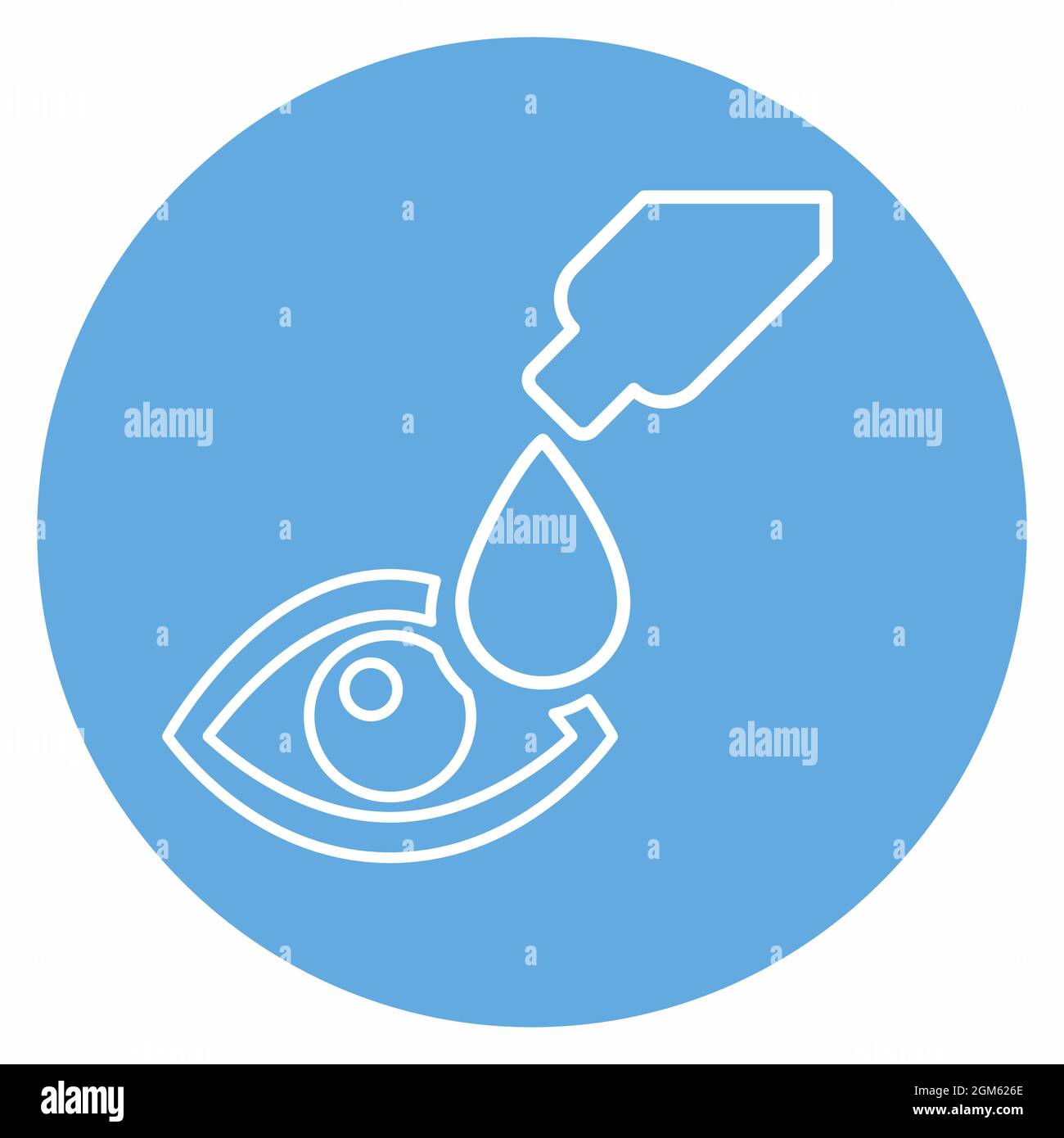 Icon Vector of Drop - Blue Eyes Style - Simple illustration, Editable ...