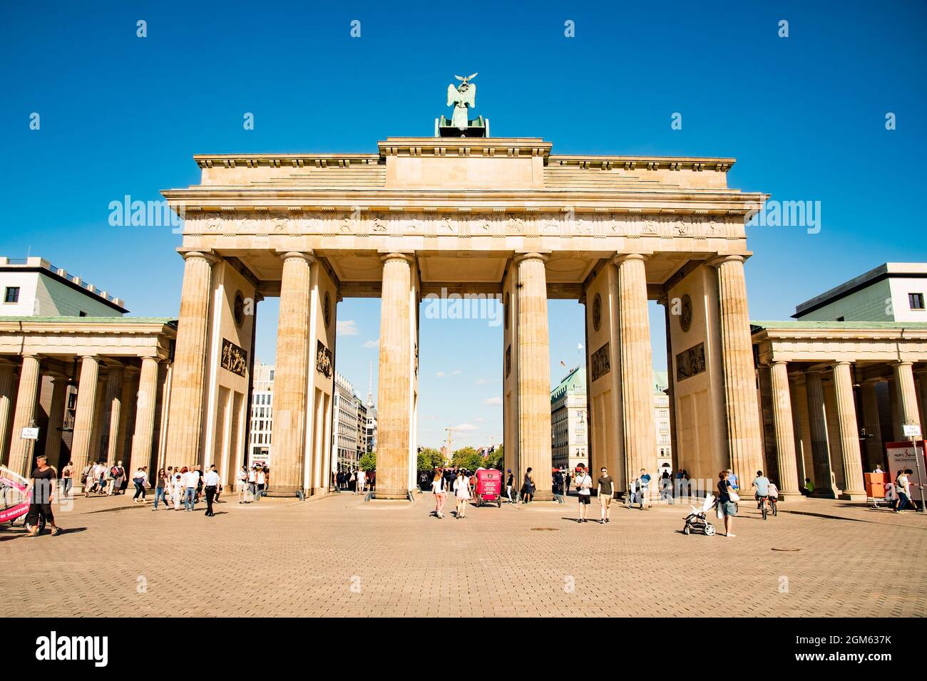 The Brandenburg Gate is an 18th-century neoclassical monument in Berlin ...