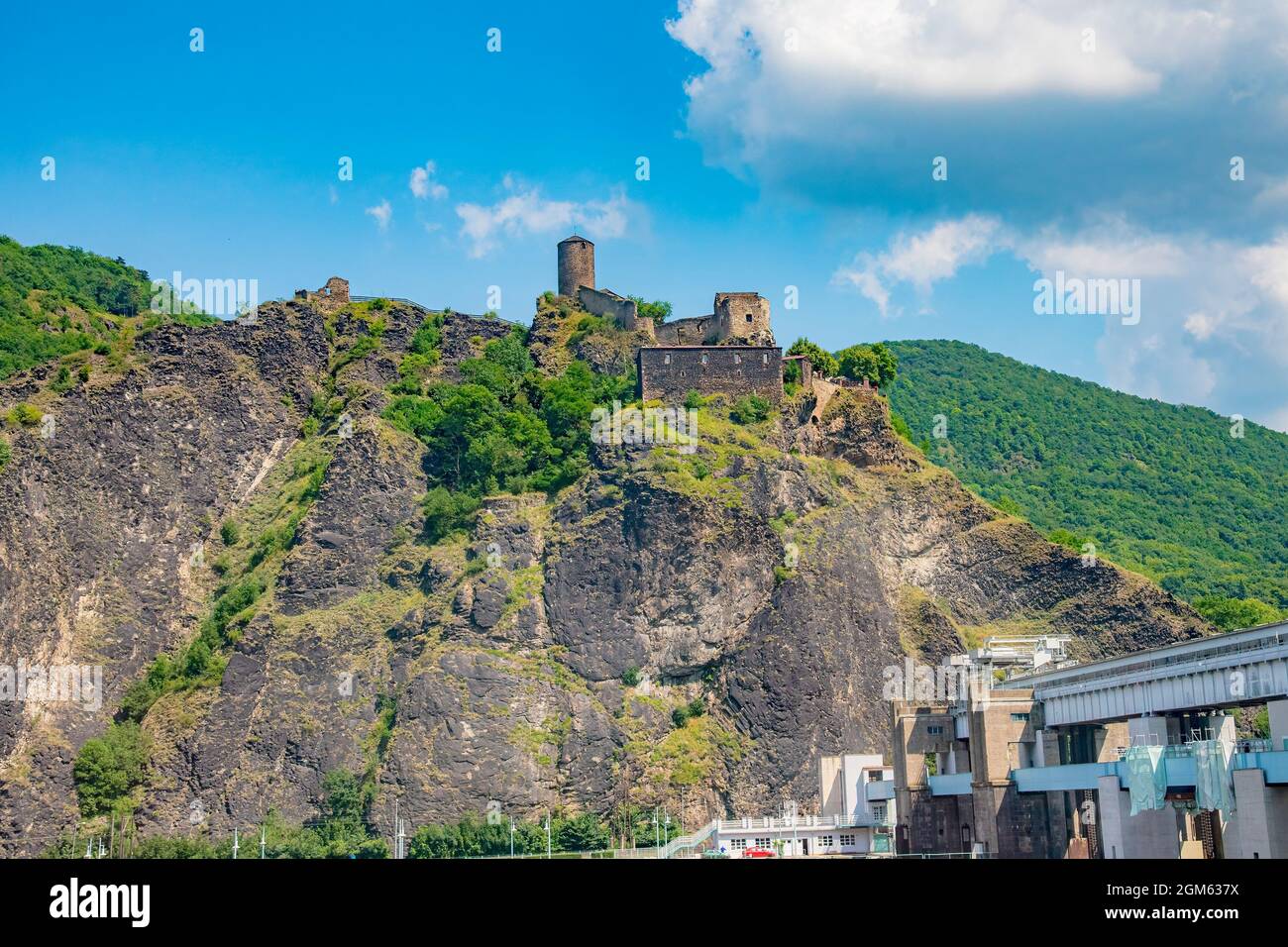 Schreckenstein Castle or, Strekov Castle, is a well preserved ruined ...
