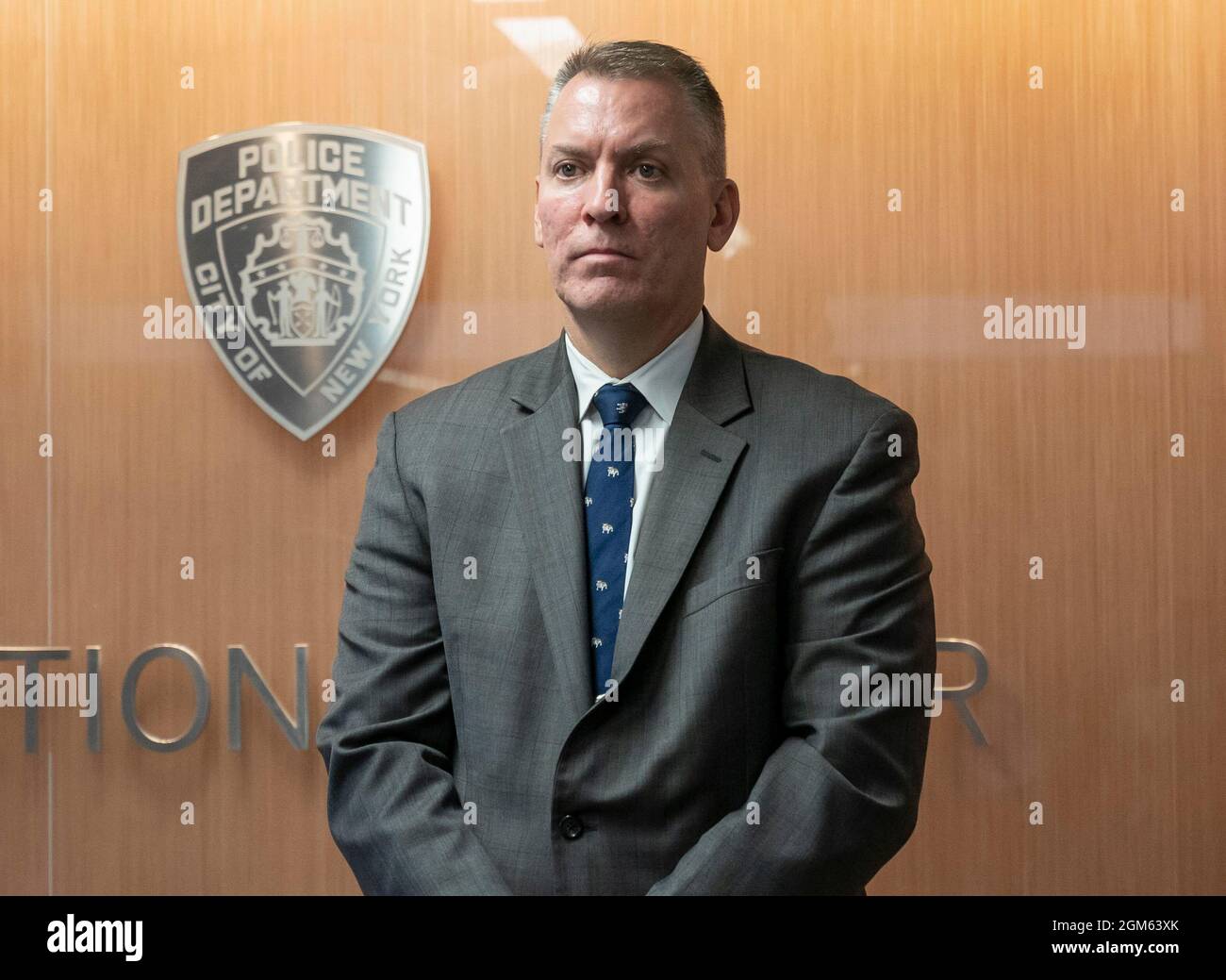New York, New York, USA. 16th Sep, 2021. Police commissioner Dermot ...
