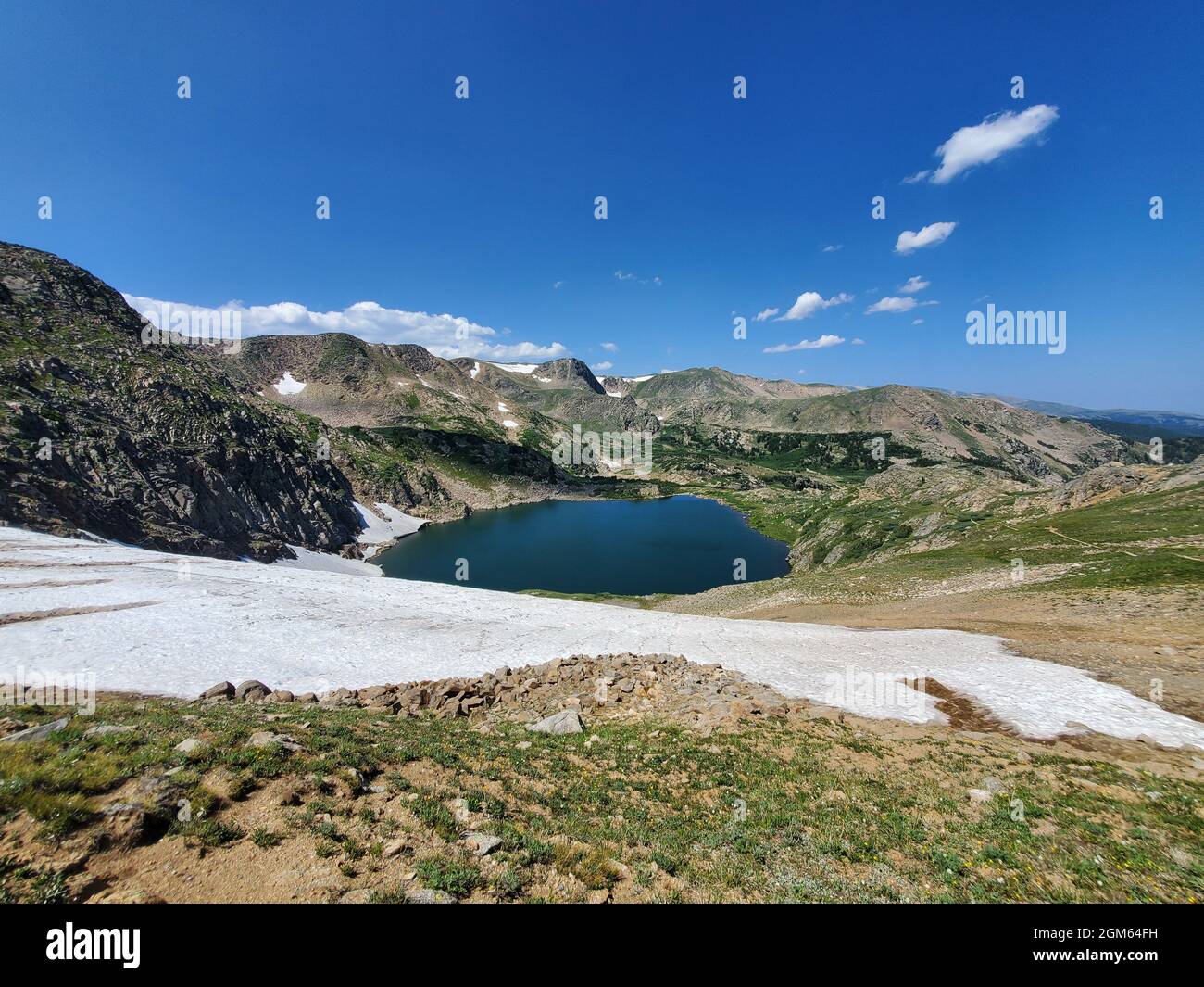 King Lake in Indian Peaks Wilderness of Arapaho National Forest ...