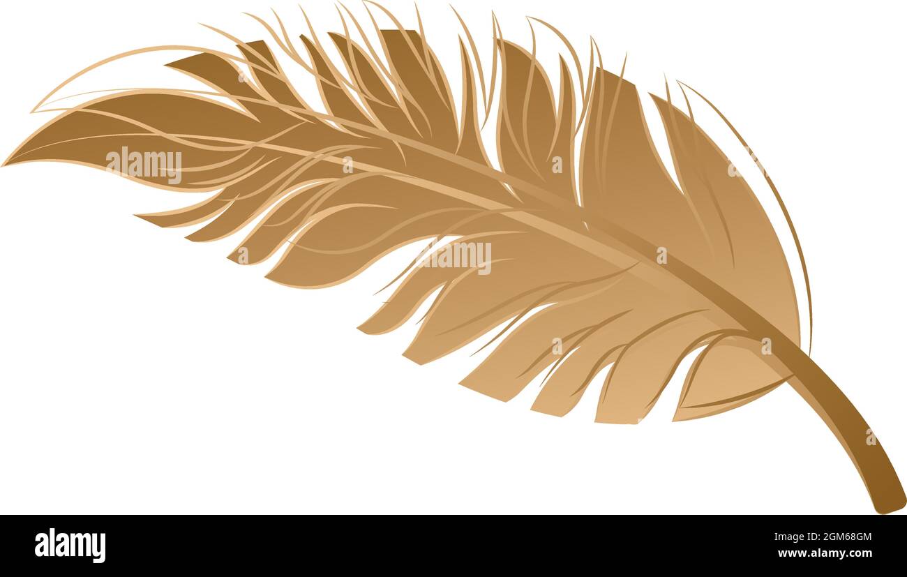 Golden plumage Stock Vector Images - Alamy