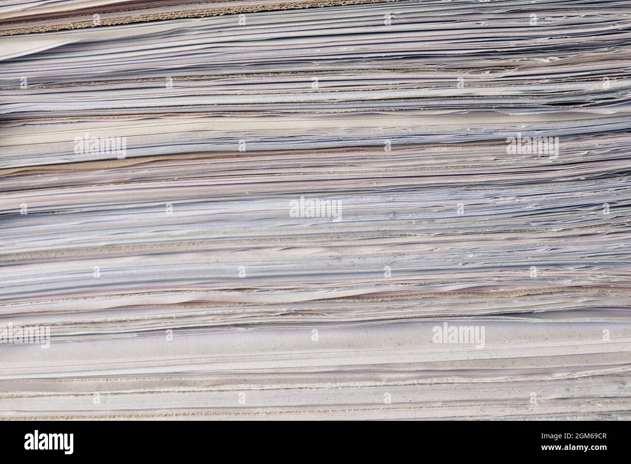 Stack of old paper documents, closeup Stock Photo - Alamy