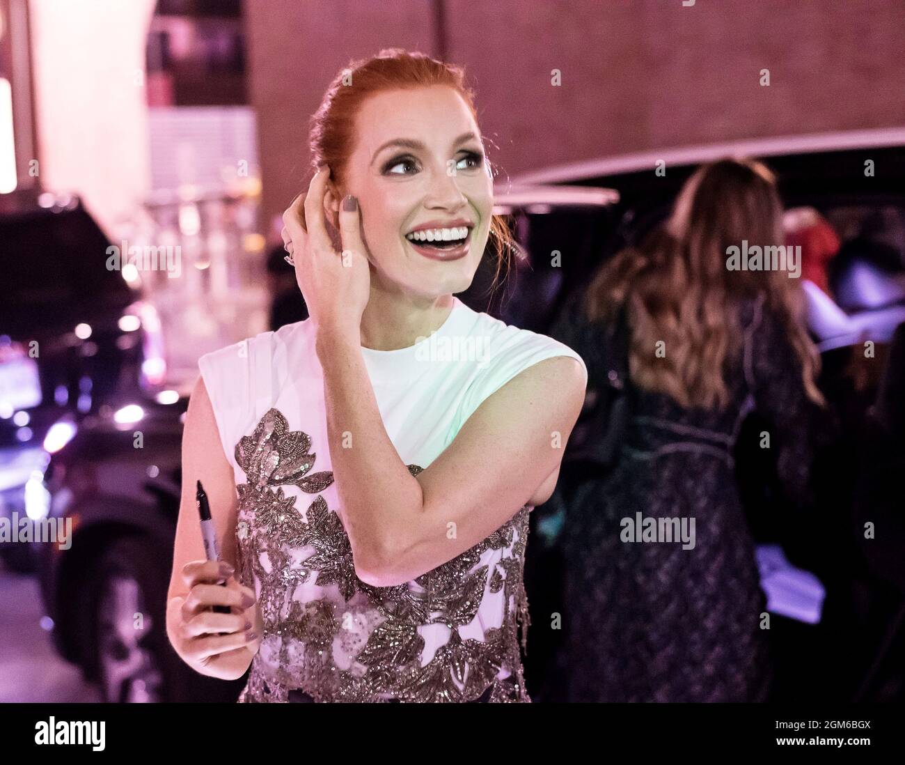 September 12, 2021 - Toronto, Canada - JESSICA CHASTAIN arrives for ...