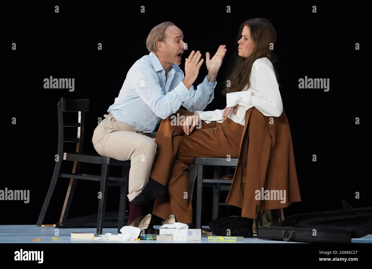 Hamburg, Germany. 16th Sep, 2021. Actress Julia Wieninger as Fiona Maye ...