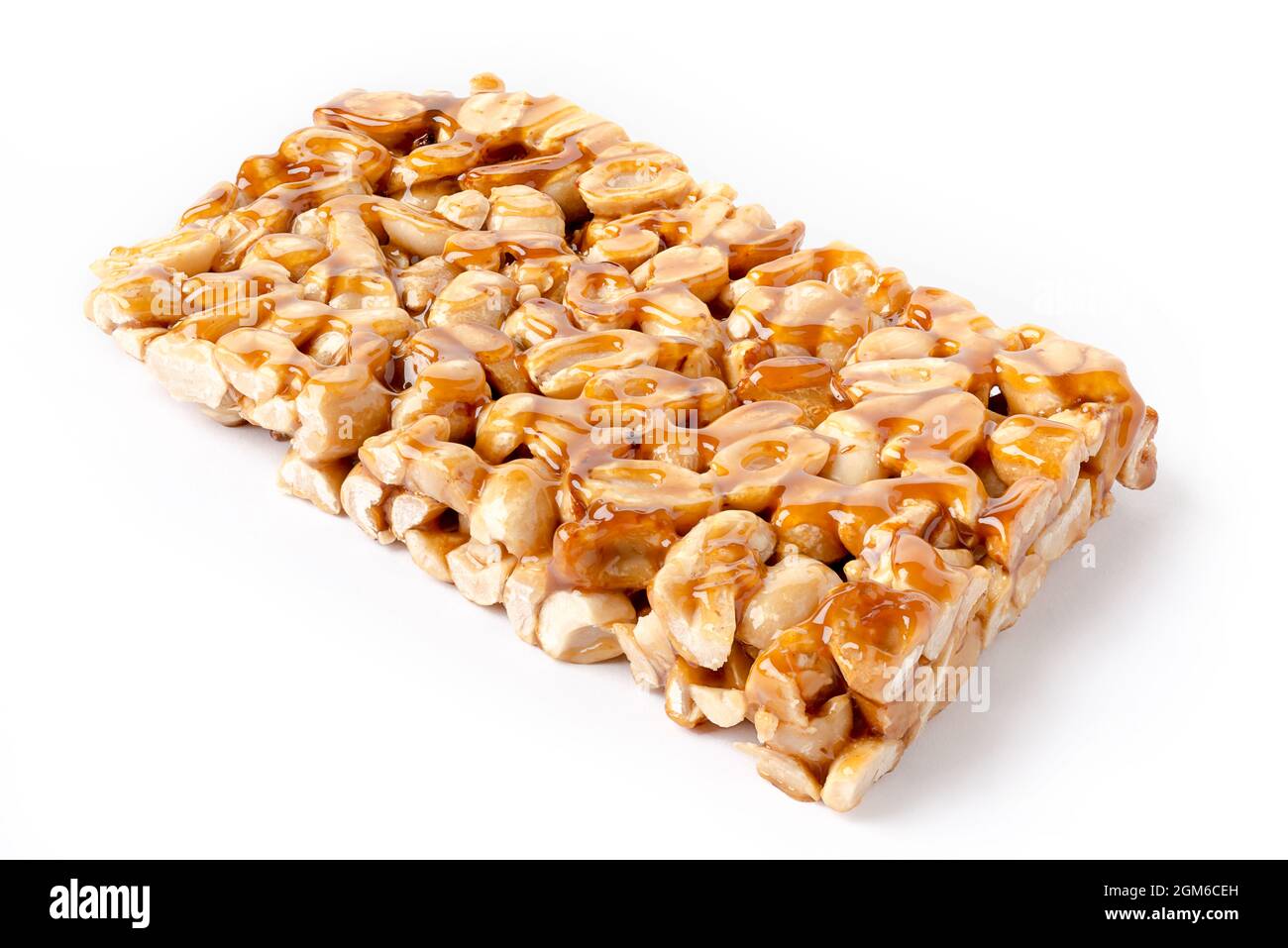 Palanqueta with peanuts crunchy. Mexican artisanal candies produced by ...