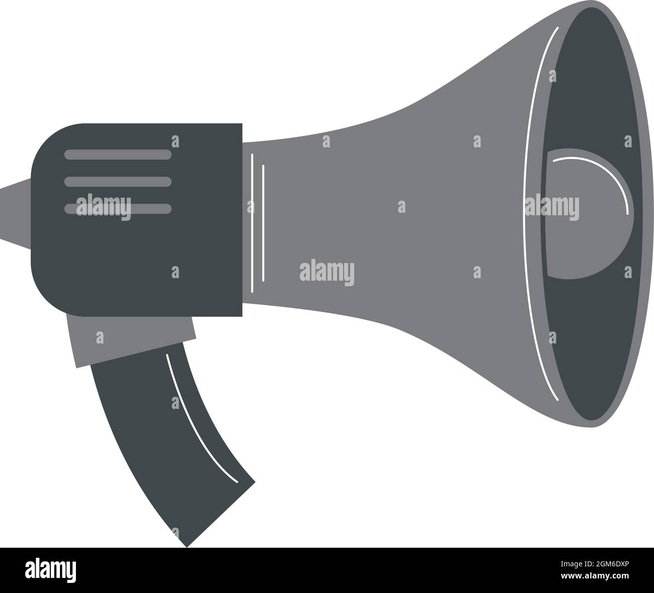 megaphone speaker on white background Stock Vector Image & Art - Alamy
