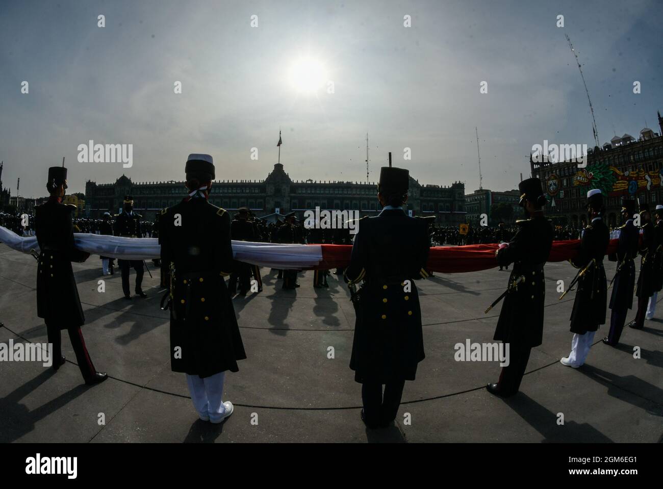 Non Exclusive: A Militar of Mexican army takes part during the Military ...