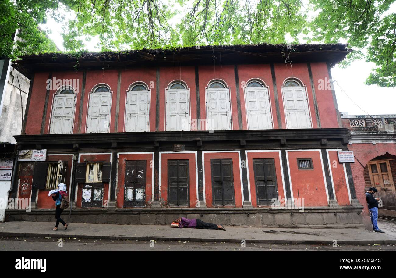 A beautiful old building in Pune, India Stock Photo - Alamy