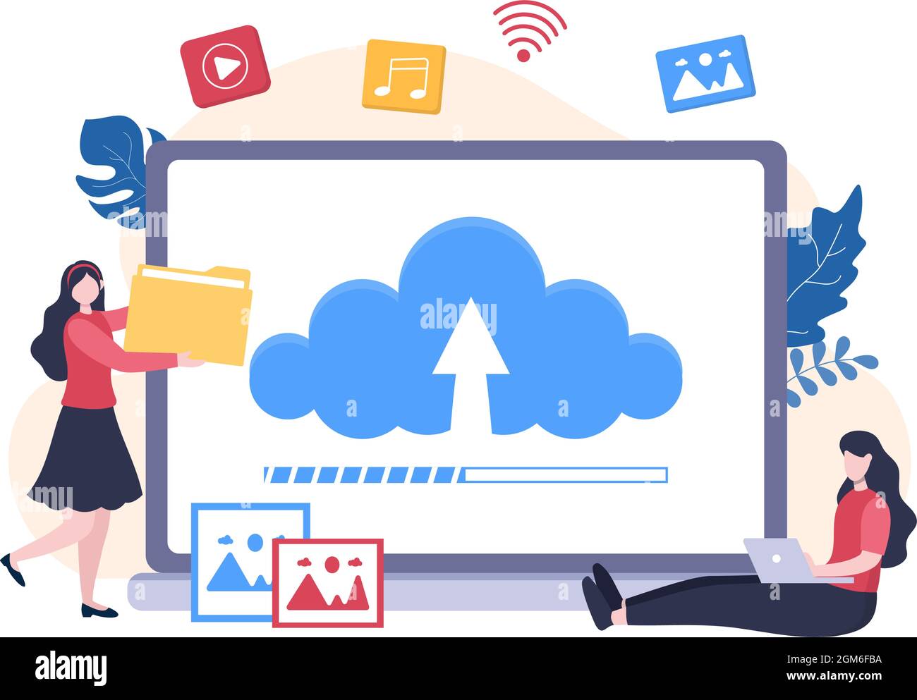 Upload Image Background of Online Devices Information and Data to ...