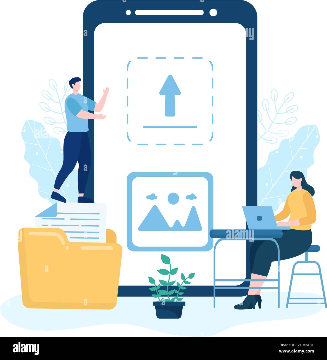 Upload Image Background of Online Devices Information and Data to ...