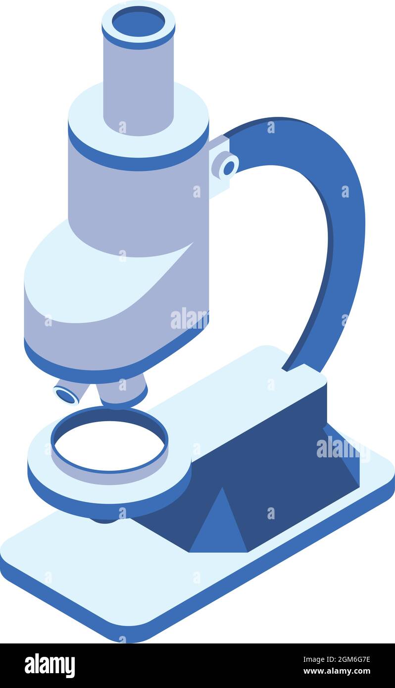 Laboratory microscope on white background Stock Vector Image & Art - Alamy