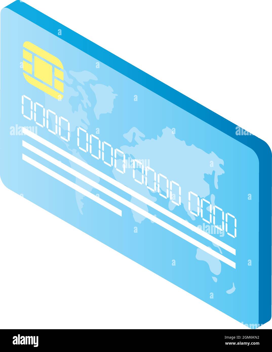 isometric credit card on white background Stock Vector Image & Art - Alamy