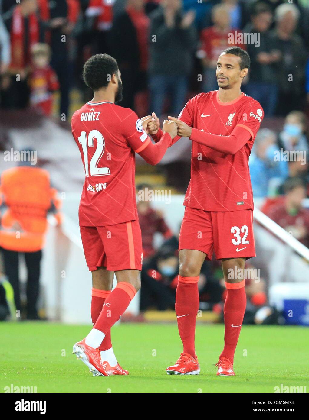 Anfield, Liverpool, UK. 15th Sep, 2021. UEFA Champions League football ...