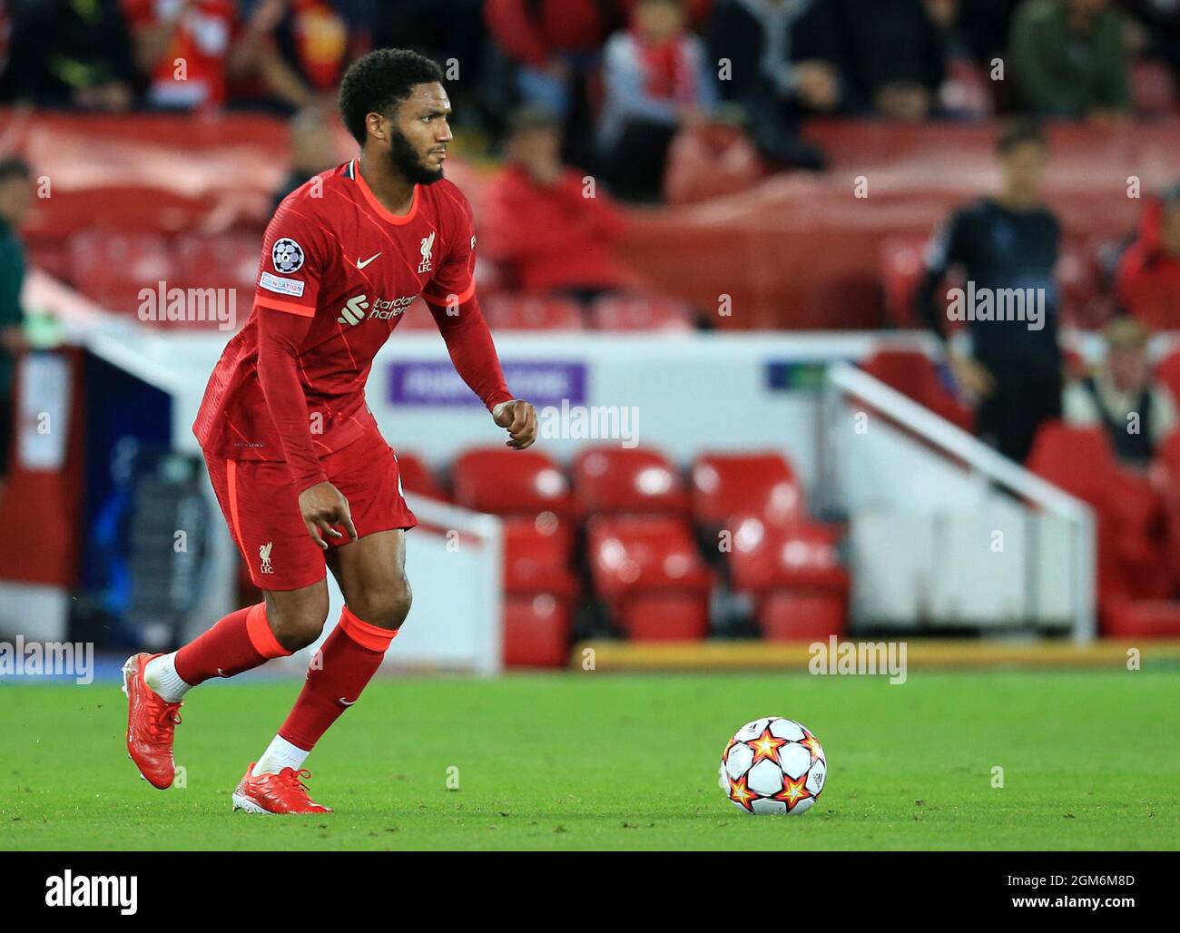 Anfield, Liverpool, UK. 15th Sep, 2021. UEFA Champions League football ...