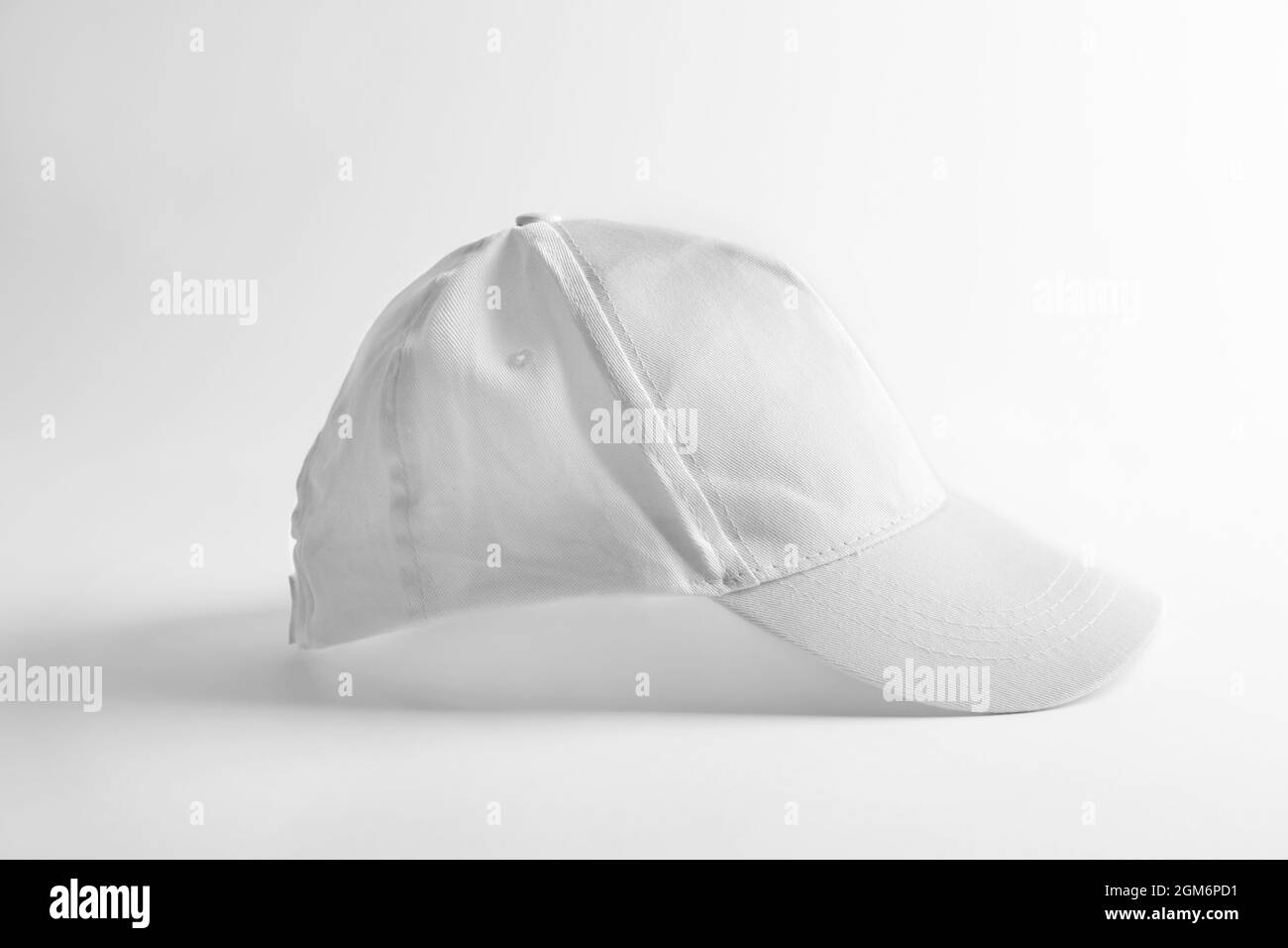 Cap on white background. Mockup for design Stock Photo - Alamy