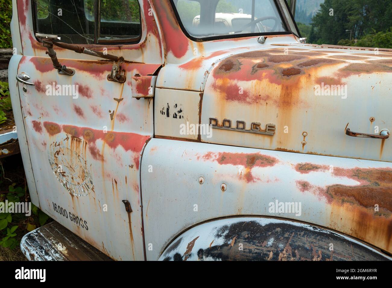 The passenger side of a 1948 Dodge Ram truck in Idaho, USA Stock Photo ...