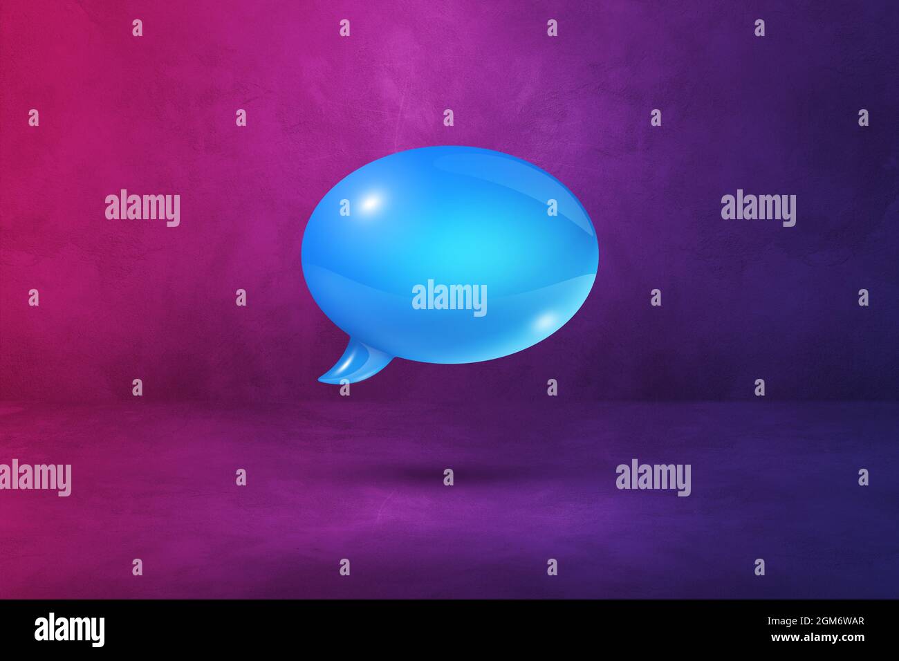 Purple talking icon hi-res stock photography and images - Alamy