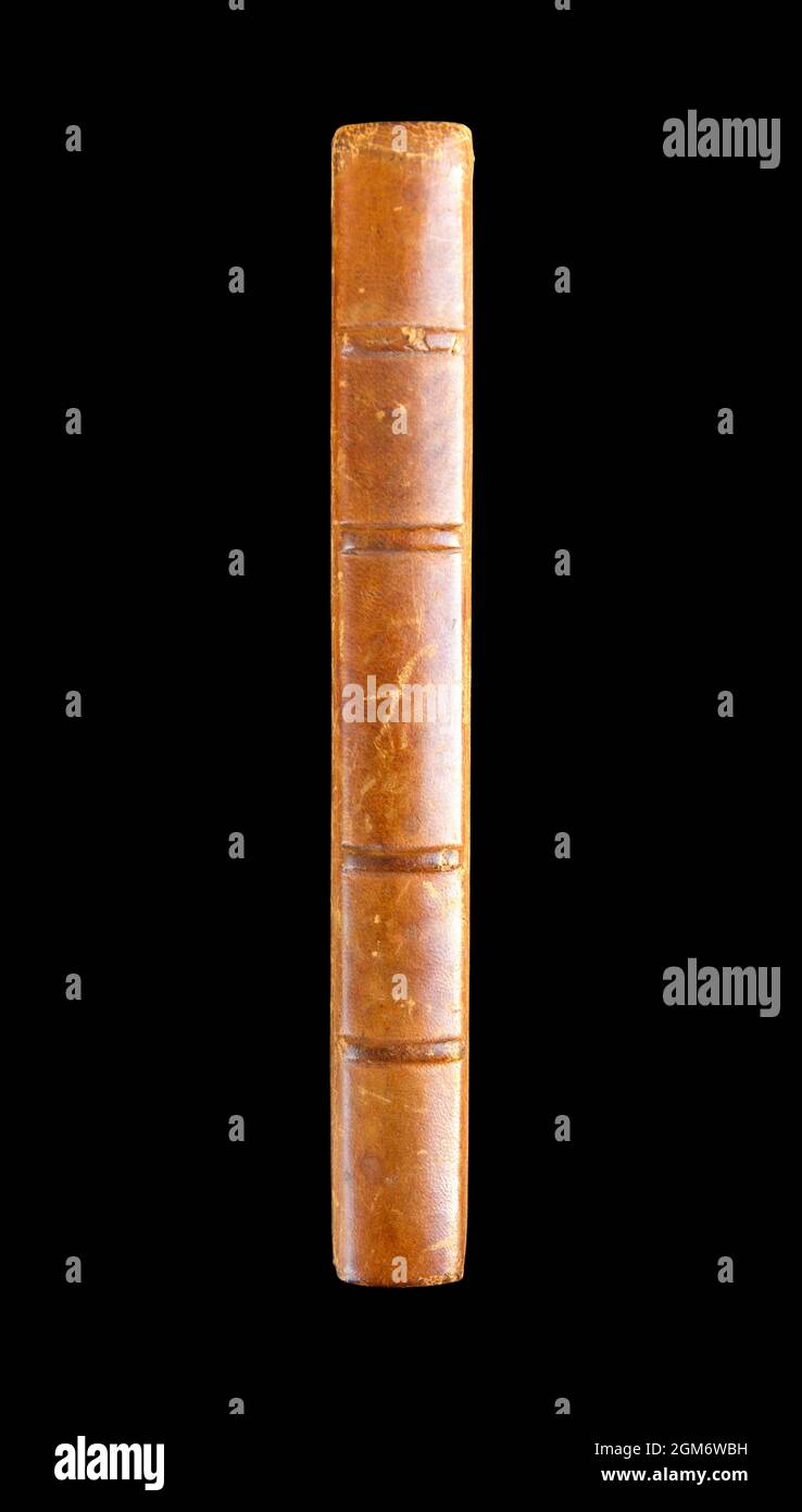 Vintage book spine hi-res stock photography and images - Alamy