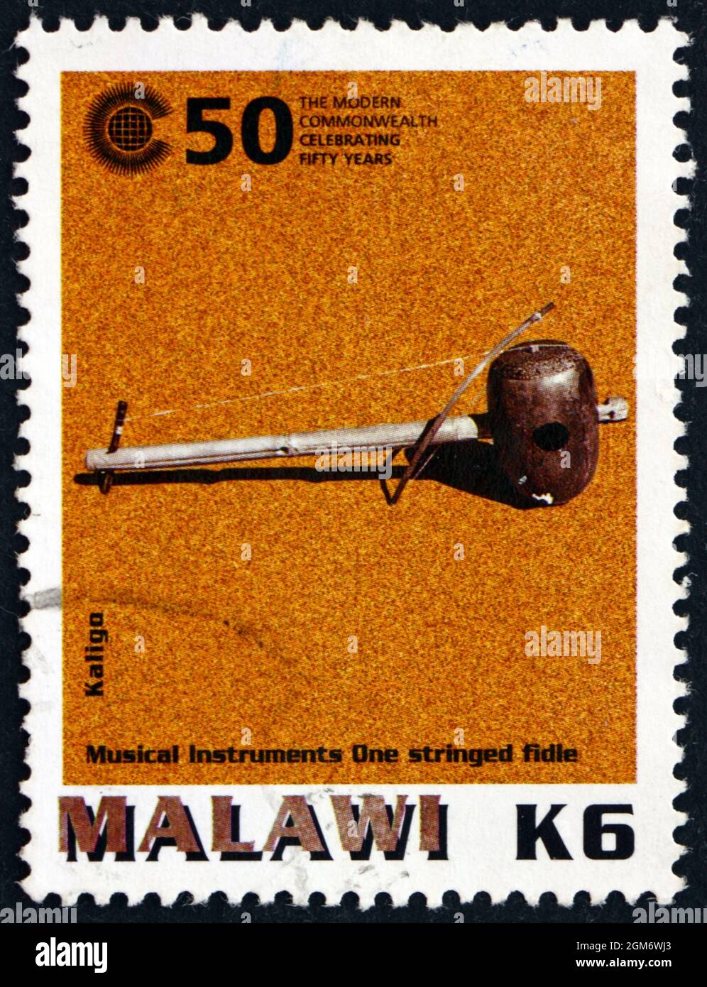 MALAWI - CIRCA 2000: a stamp printed in Malawi shows Kaligo, African ...