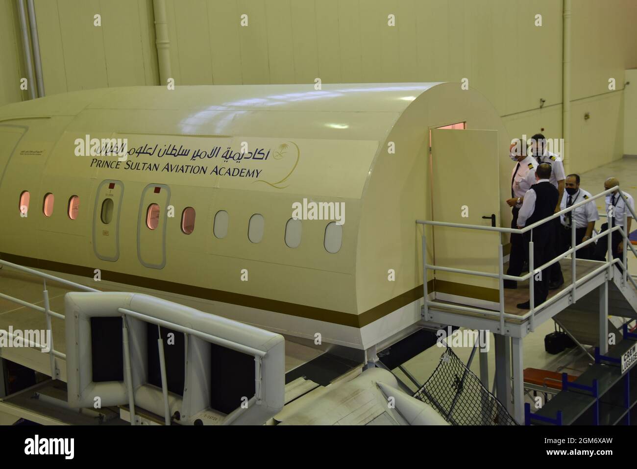 Jeddah. 16th Sep, 2021. Photo taken on Sept. 16, 2021 shows the pilots ...